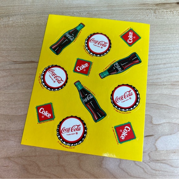 Office | Vintage Coca Cola Stickers | Poshmark